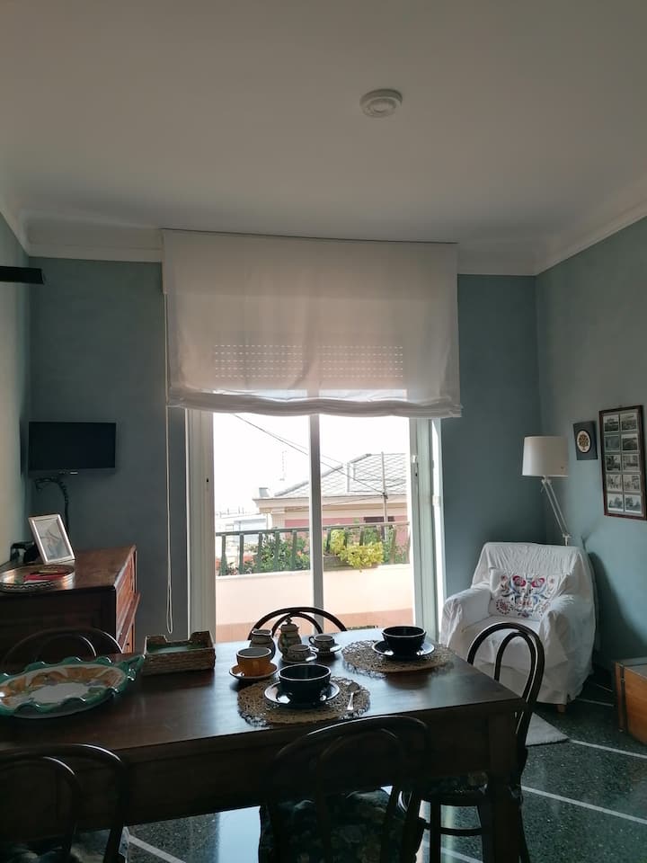Genova-nervi: Stanza Matrimoniale Casa Panoramica - Genoa