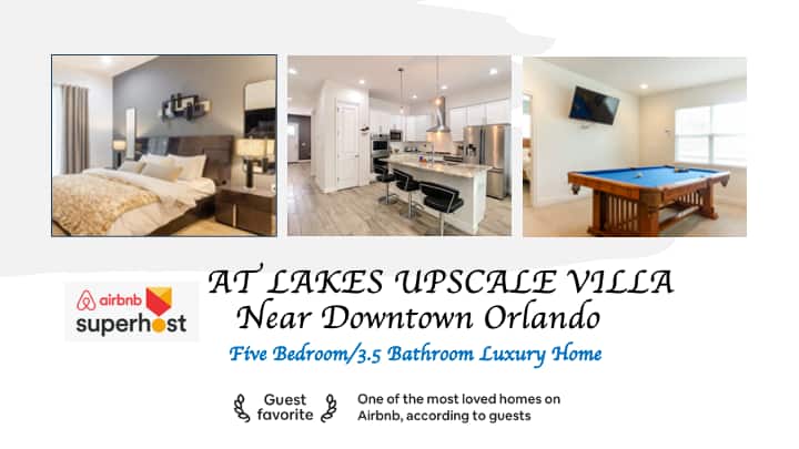 At Lakes Upscale Villa/near To Downtown Orlando - Orlando
