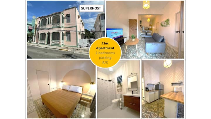 Chic And Classic Apartment For 4 Person W/parking - Puerto Rico