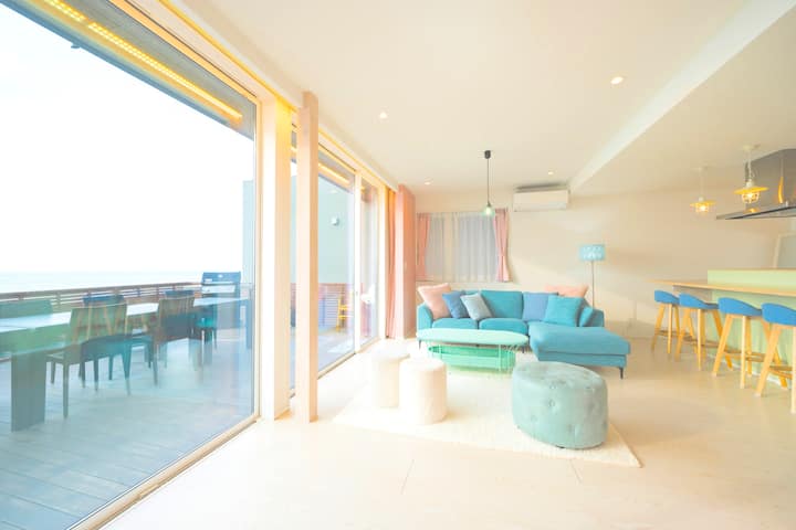 4ldkのsuite Villaを貸切で【全室オーシャンビュー/露天ジャグジー/専用bbqスペース】 - 간온지시