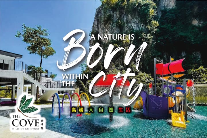Ipoh Tambun@the Cove Hillside Waterpark Apartment - Ipoh