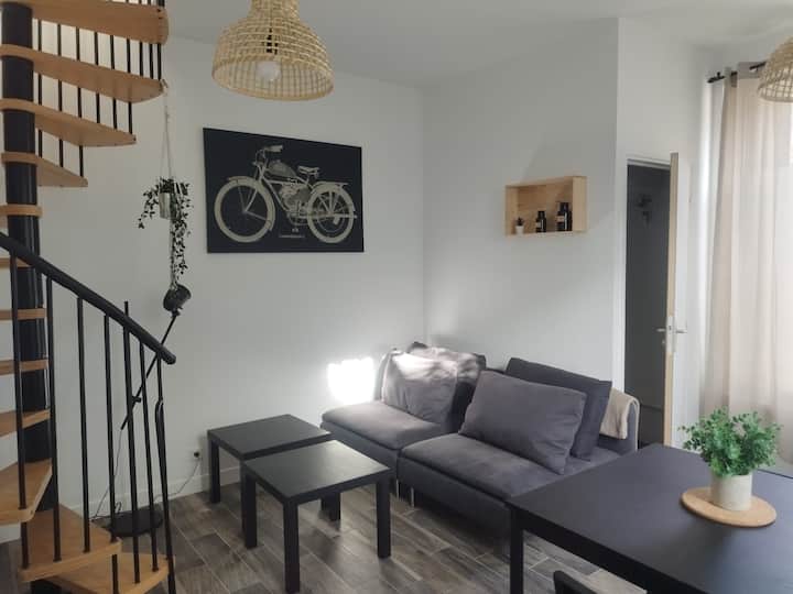 1- Joli Duplex Rez De Jardin Proche Reims Centre - Reims