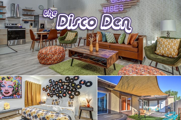 \*Disco Den*/ All New Funky 70s 3bd/2bth W/hottub! - Mesa