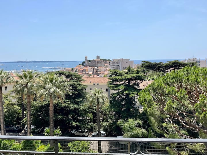 Newly Renovated Harbour View On Balcony Terrace - Cannes
