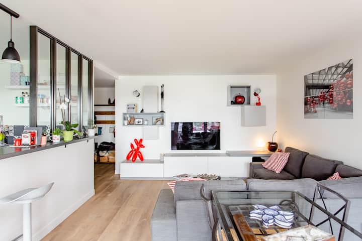 Chambre Privée Avec Sdb/wc - Calme Et Lumineux - Boulogne-Billancourt