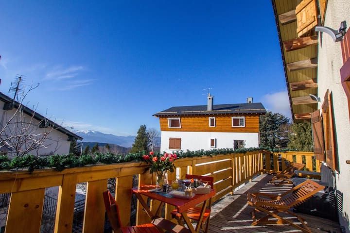 Grand Chalet Familial Proche Centre-ville - Font-Romeu-Odeillo-Via