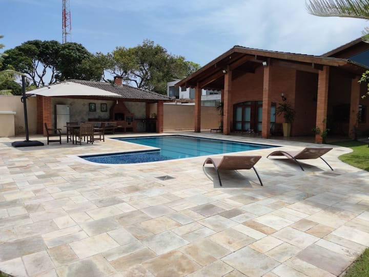 Belíssima Casa Com Piscina, Moderna E Aconchegante - Guarujá