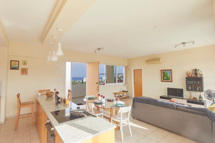 Spectacular Sea View, Private Jacuzzi & Table Pool - Nissi Beach
