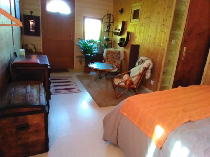 Chambre/salon, Entrée Indépendante, - Évian-les-Bains