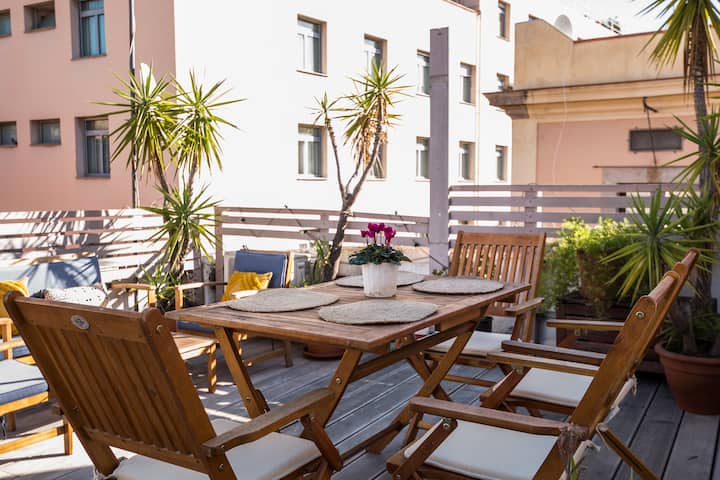 Dream Terrace In Born, Near The Beach - Barcelona