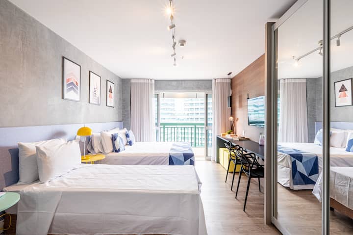 Flat Encantador No Centro De Brasília Para Grupos - Brasília