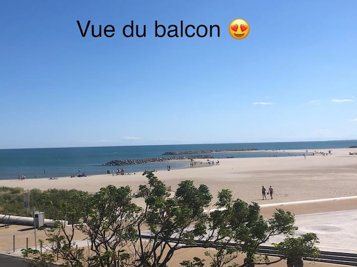 T3 - Vue Superbe Sur Mer Et Plage - 4 à 6 Pers - Sète