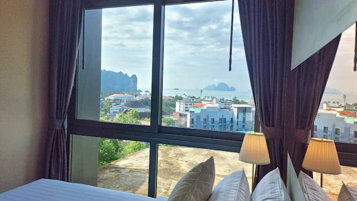 B203-nice Seaview 1 Bedroom 300m To Ao Nang Beach - Ao Nang