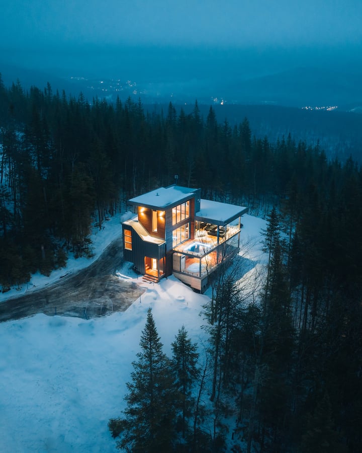 Kom: Vue Incroyable Avec Spa Près De Québec - Quebec City