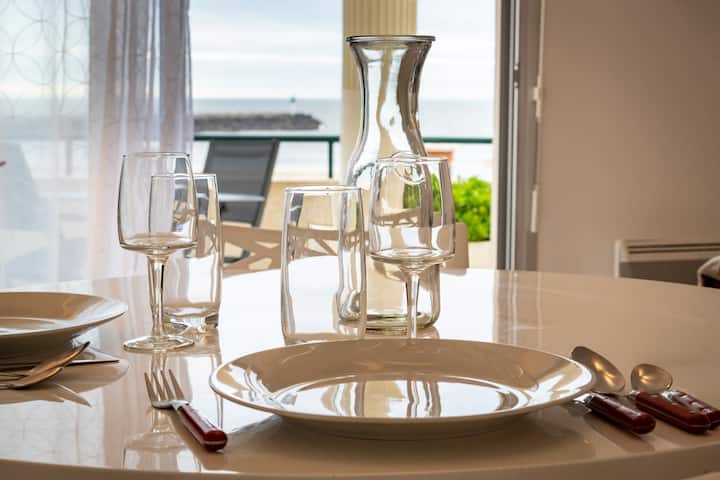 T2, "Le Cristau", Balcon Vue Océan Avec Terrasse - Saint-Gilles-Croix-de-Vie