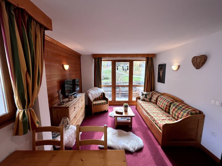 Appt 4 Pers Cocooning Résidence 4* Piscine, Sauna - Valloire