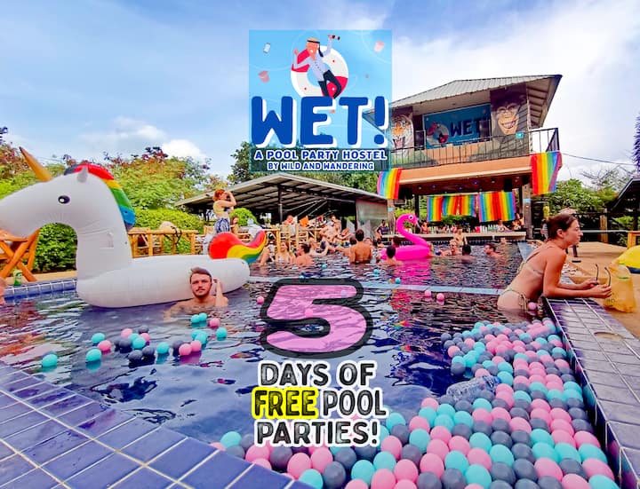Full Moon Party's #1 Hostel: Wet Pool Party 3-nt - Ko Pha Ngan
