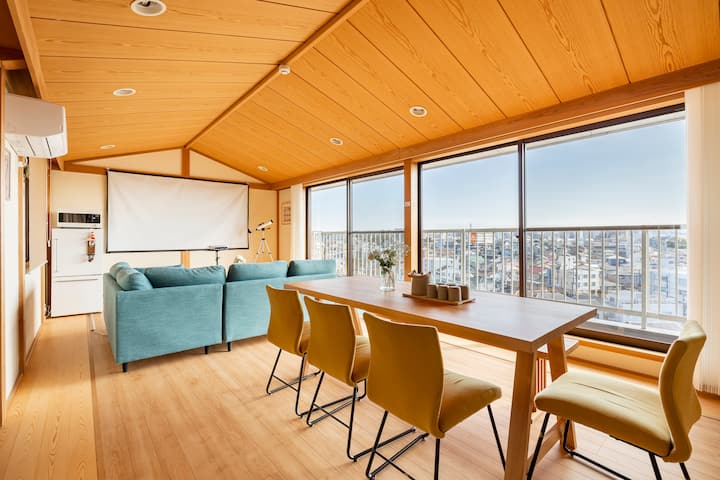 藤沢本町駅7分 湘南の街を一望出来る貸切戸建（江ノ島も望めます）無料駐車場 藤沢駅から無料送迎 - Kamakura