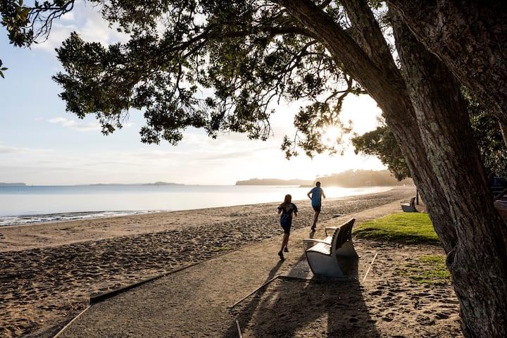 3-bedroom Family Home With Spa On Beach Headland - Auckland