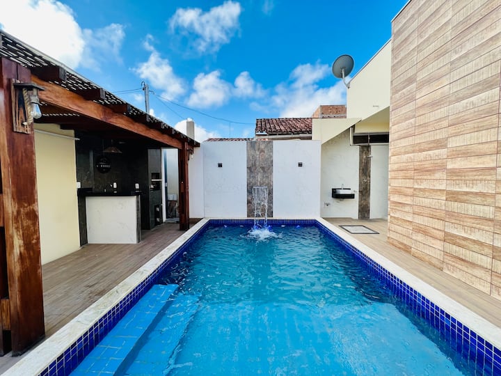 Casa Agradável Com Piscina. - Prado, Brazil