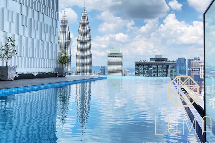#91tbpa Luxurious2br Apt | Rooftop Sky Pool Klcc - Kuala Lumpur