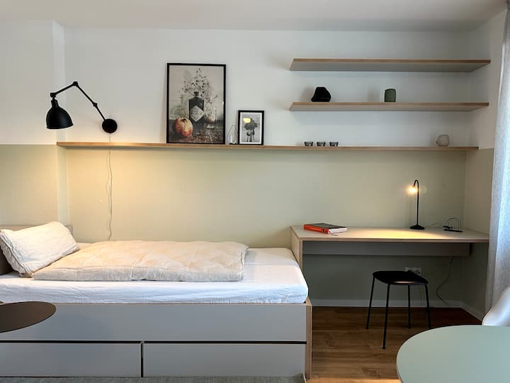 Green Carla: Studio | Balkon | Küche | Tv | Wifi - Osnabrück