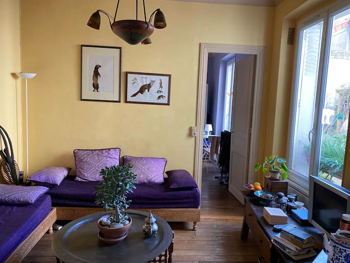 Charmant Appartement Familial Avec Patio - Pariisi