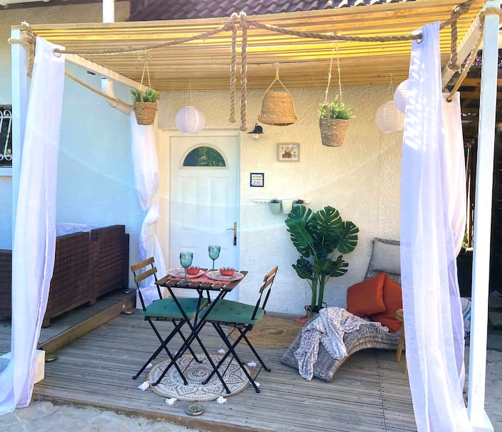 Elégant Studio Art Déco Terrasse Et Vue Imprenable - Évian-les-Bains