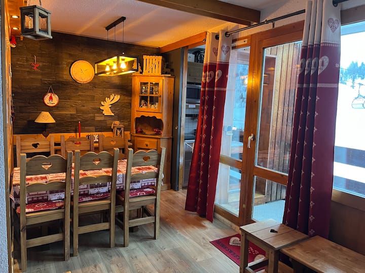 Appartement Plein Sud Ski Au Pied La Plagne -Hiver - La Plagne