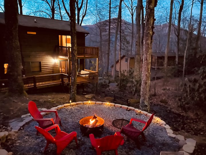 Brookhaven - Maggie Valley Cabin With Fire Pit - Maggie Valley, NC