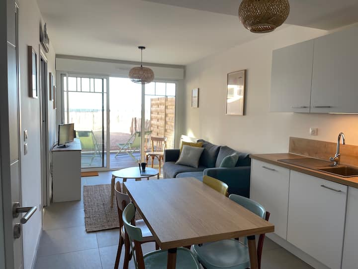 Appartement « Les Pieds Dans L’eau » Face à La Mer - Hardelot-Plage