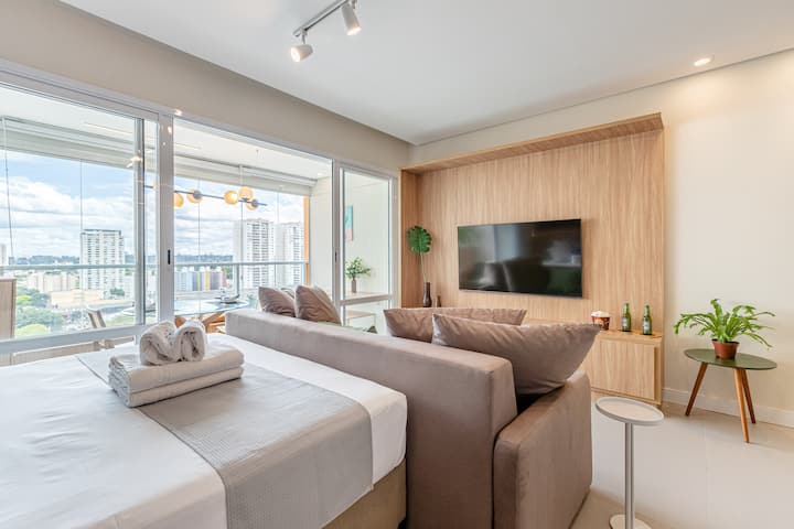 Studio Encantador C/vaga No Campo Belo - São Paulo