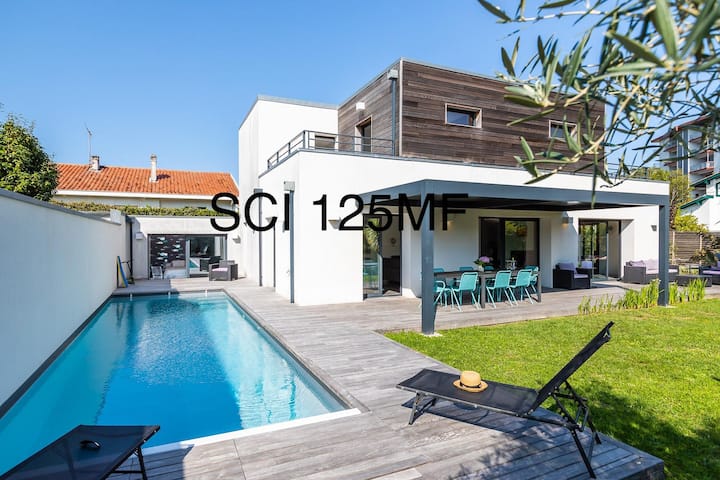 Rare Villa Moderne Avec Piscine Biarritz Centre - Biarritz