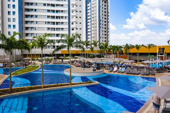 Apartamento Solar Das ÁGuas Resort - 7 Diárias - Olímpia