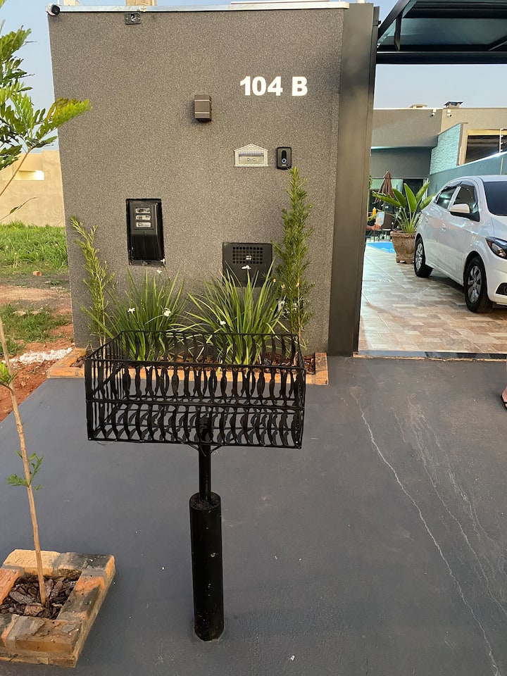 Casa Temporada Diamante Negro Com Piscina - Olímpia