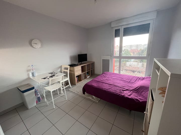 Cosy Studio 1 Min Tram Gare De Villeurbanne - Villeurbanne