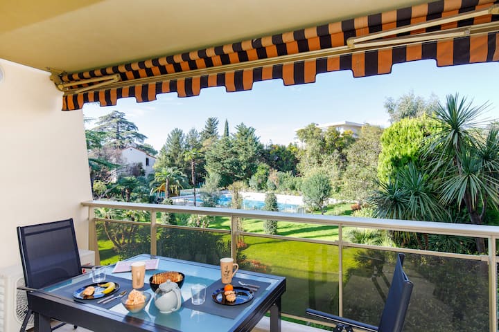 Montrose: Piscine, Balcon, Calme, Spacieux, Clim - Vallauris