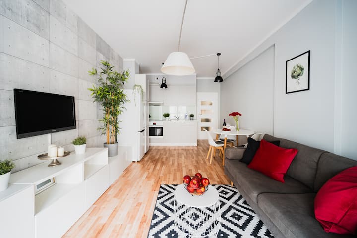 Nice Apart - Kościuszki - 2 Rooms - Parking - Wrocław