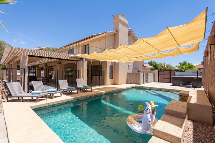 Majestic Villa/heated Pool +Hot Tub/wifi - Casa Grande