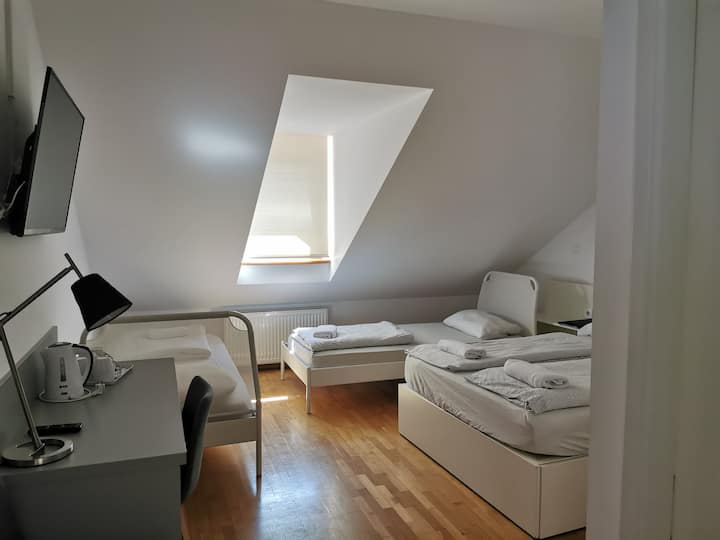 Room For 4 With Private Bathroom And Tv - Ljubljana
