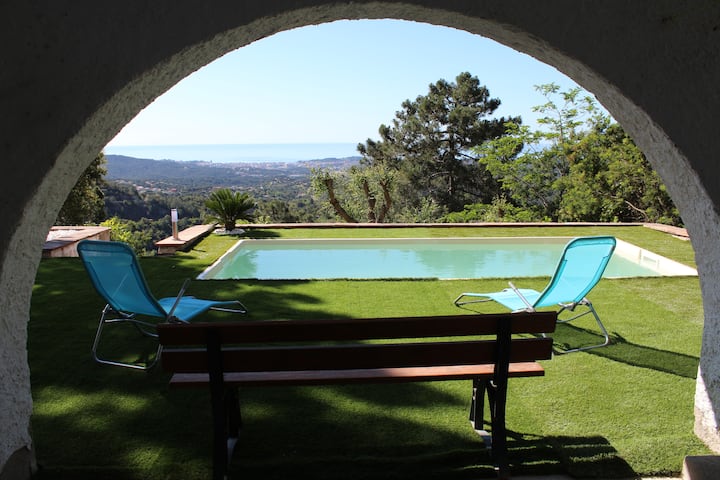 Acogedora Casa Con Piscina Y Vista Mar - Blanes