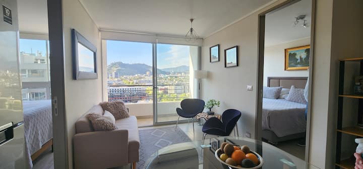 Departamento En ÑUñoa-piscina Y Vista A Cordillera - Santiago del Chile