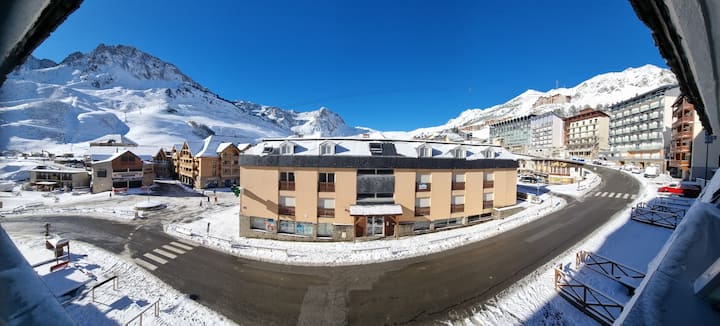 Au Pied Des Pistes, Appartement Avec Balcon - La Mongie