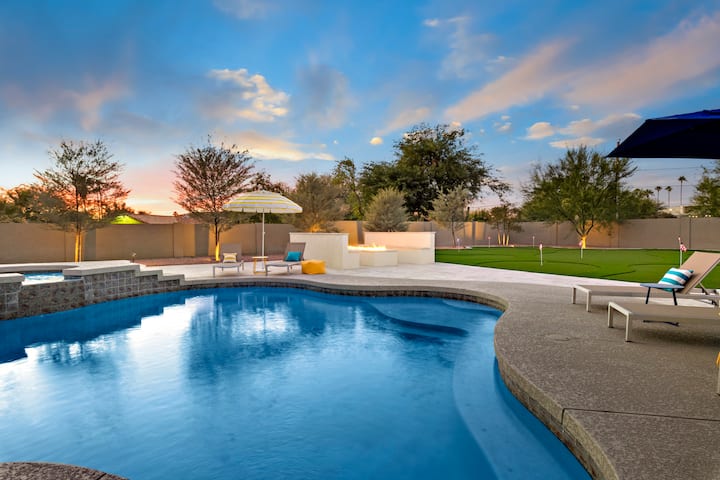 Luxury Heated Pool/spa, Huge Putting Green, 1 Acre - Scottsdale, AZ