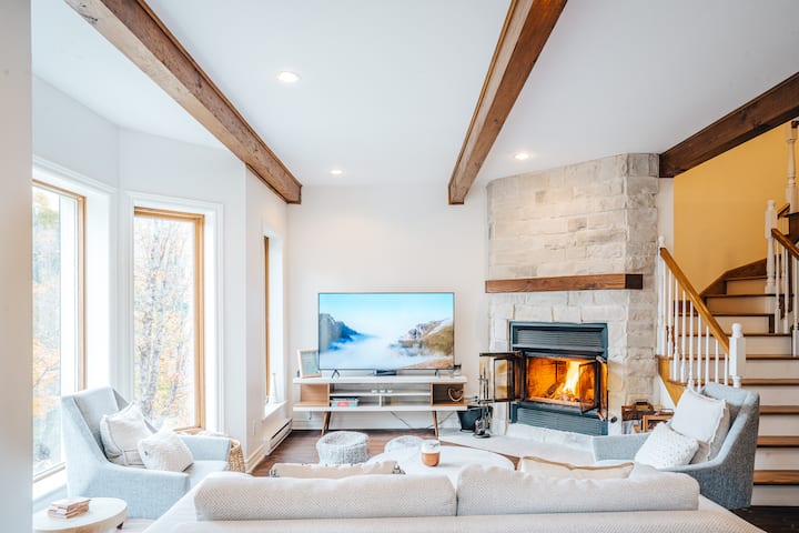 Scandi-chic!5bd! Mtn View! Steps To Biking, Hikes! - Mont-Tremblant