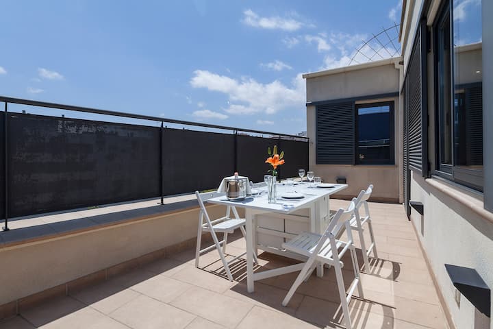 Precioso Apartamento Con Terraza Céntrico - Barcelona
