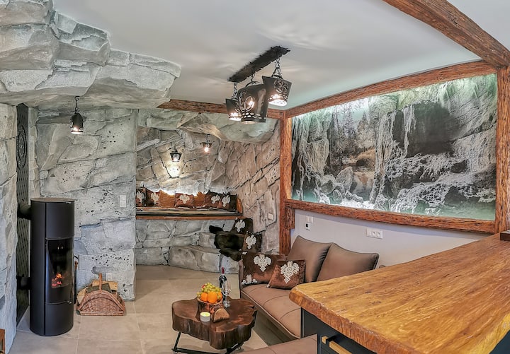 Pienińska Grota Z Kominkiem (Sauna, Basen) - Szczawnica