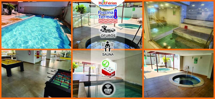 Everest Flat,próx. Ao Water Park/boulevard/riviera - Caldas Novas