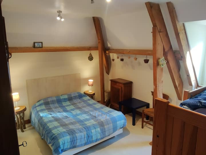 Chambre Lit Double + Lits Superposés - Sainte-Foy-la-Grande