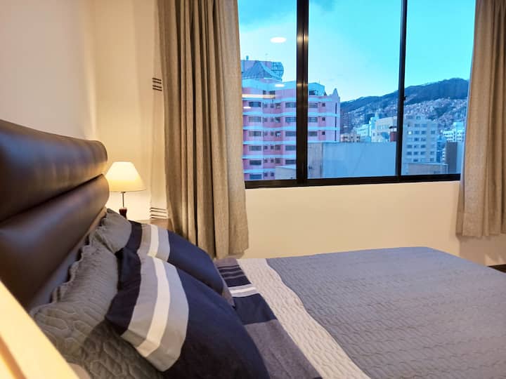 Apt Céntrico + Excelentes Vistas + Calefacción - La Paz